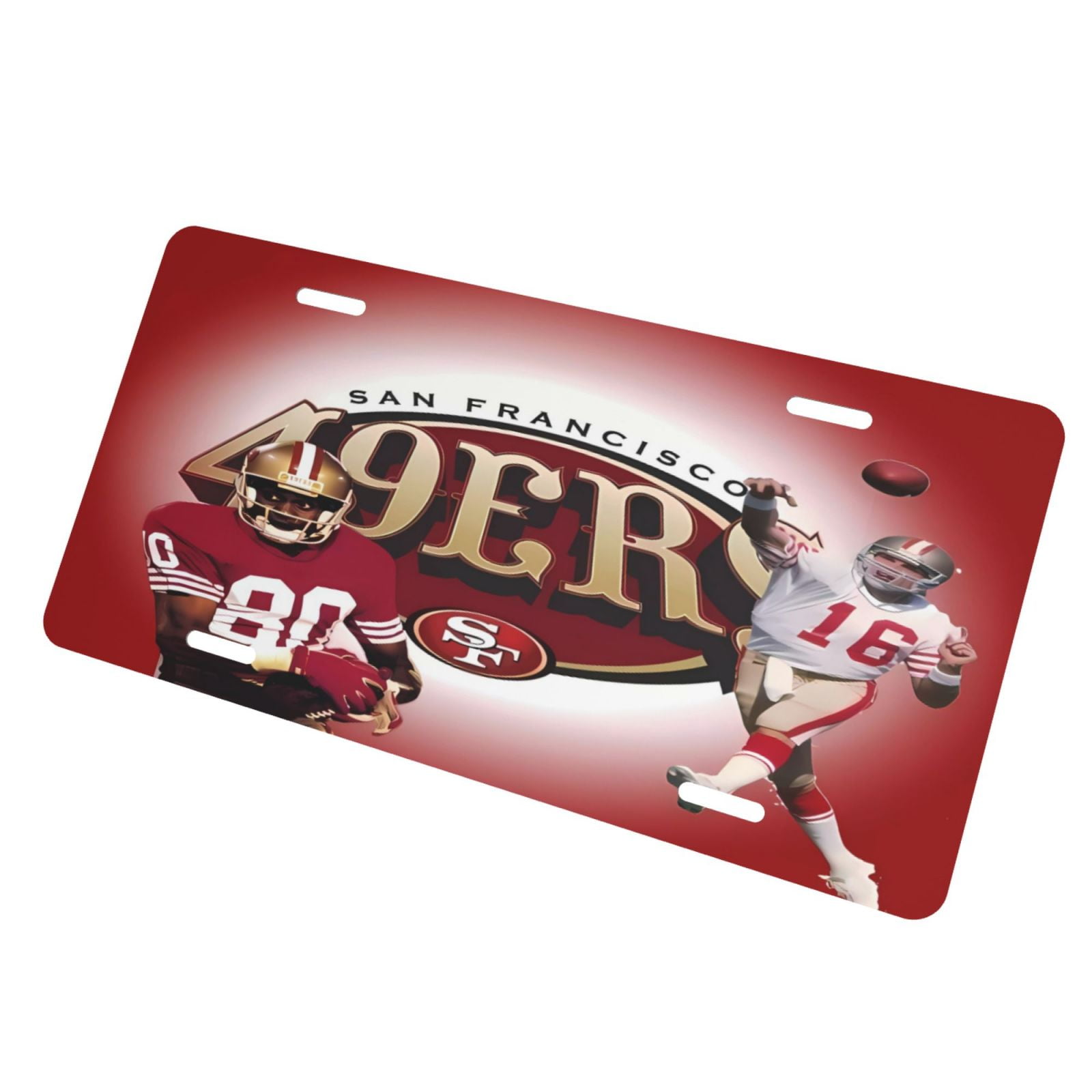 SF 49erss Football Team Car Personalized License Plate 6 x 12 Inch ...