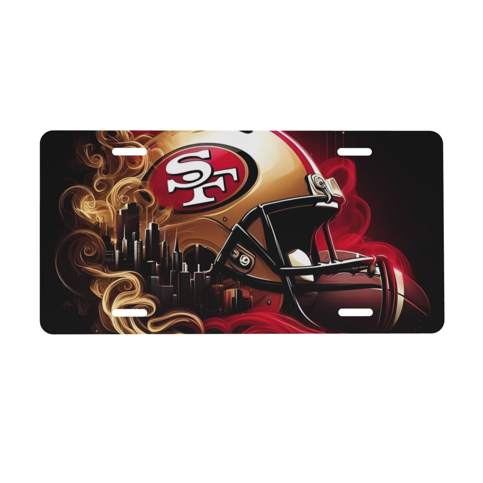 SF_49erss License Plate Aluminum front license plate for automobiles ...