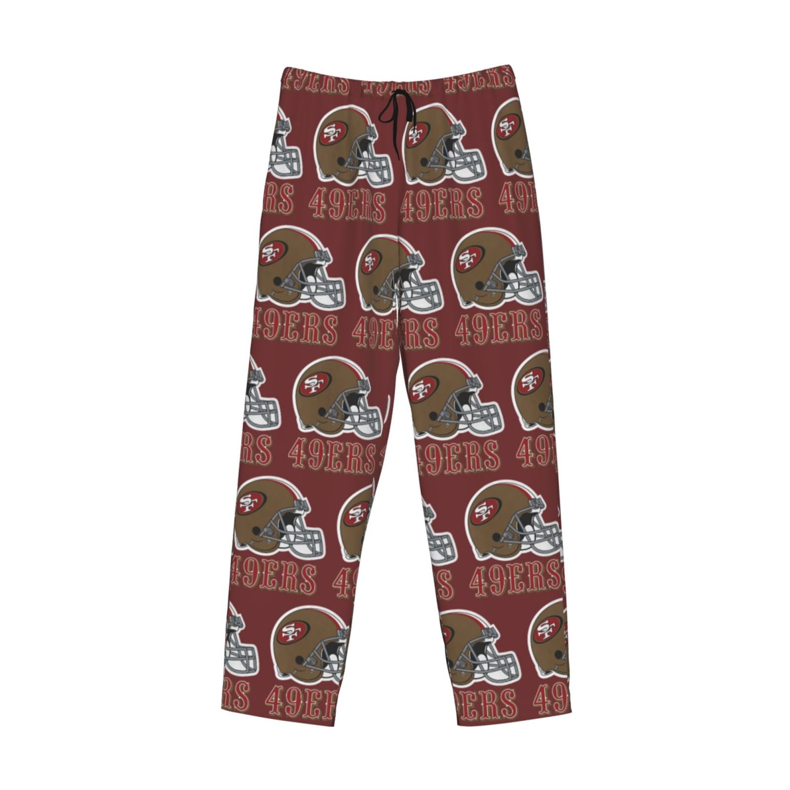 SF 49erss Men's Football Team Print Long Pajama Pants with Side Pockets ...