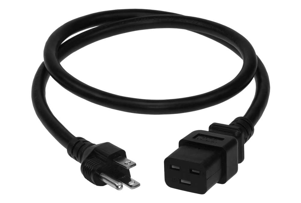 SF Cable 10 feet Japan JIS C 8303 3-pin Plug to IEC C19 Power Cord ...