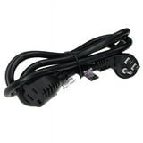 SF Cable 6ft Ultra Low Profile Angle NEMA 5-15P to NEMA 5-15R Power Cord - Black - Walmart.com