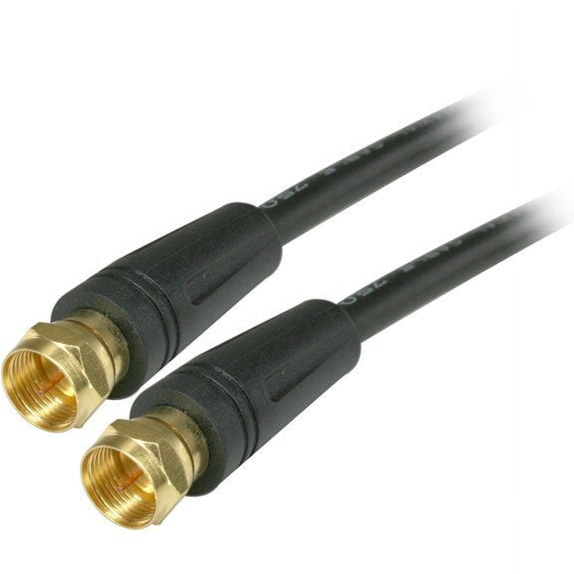 SF Cable F-Type Screw-on RG59 Cable Gold Plated, 25 feet - Walmart.com