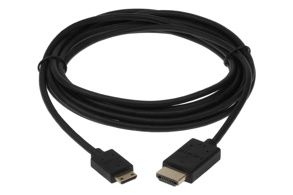 SF Cable High Speed HDMI to Mini (C) HDMI Thin Cable with RedMere, 15 ...