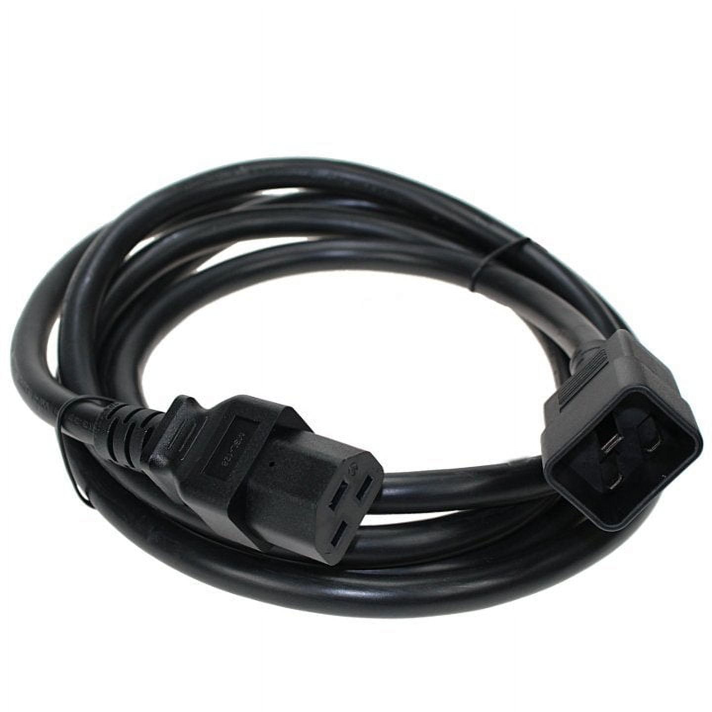SF Cable IEC C20 to C21 Power Cord, 10 feet - 12 AWG 20A 250V - Walmart.com