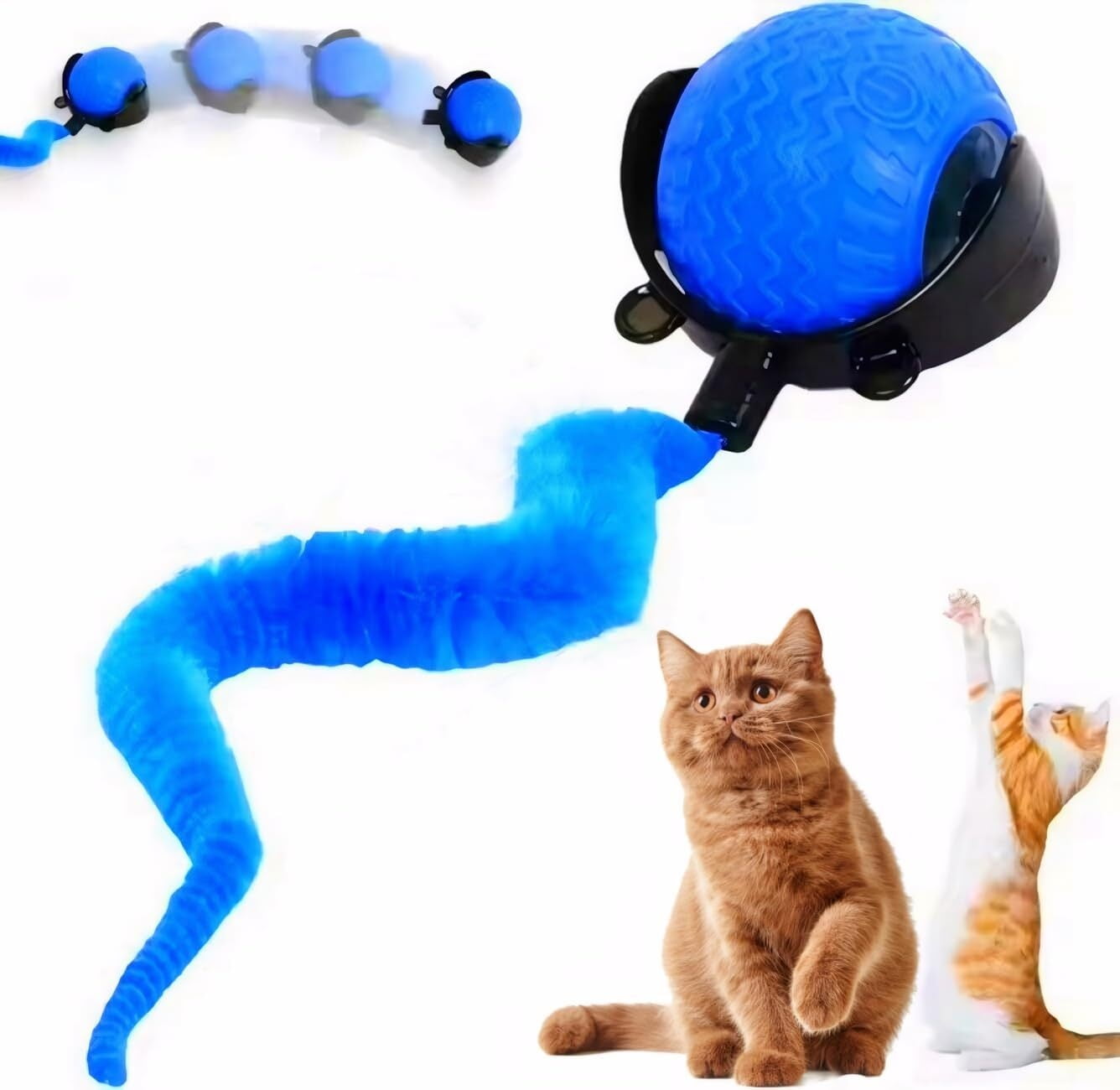SF Interactive Electric Cat Ball Toys with 3 Model Smart Rechargeable ...