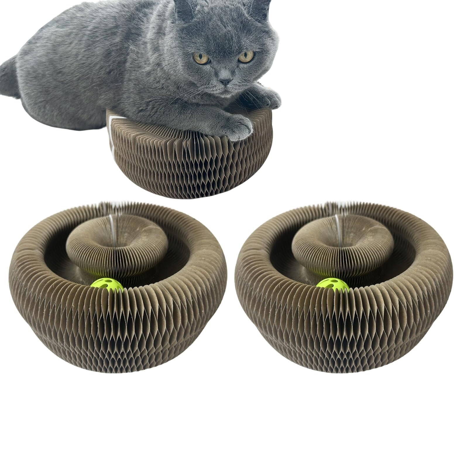 SF Interactive Scratching Board for Playful Kitties Magic Accordion Cat ...