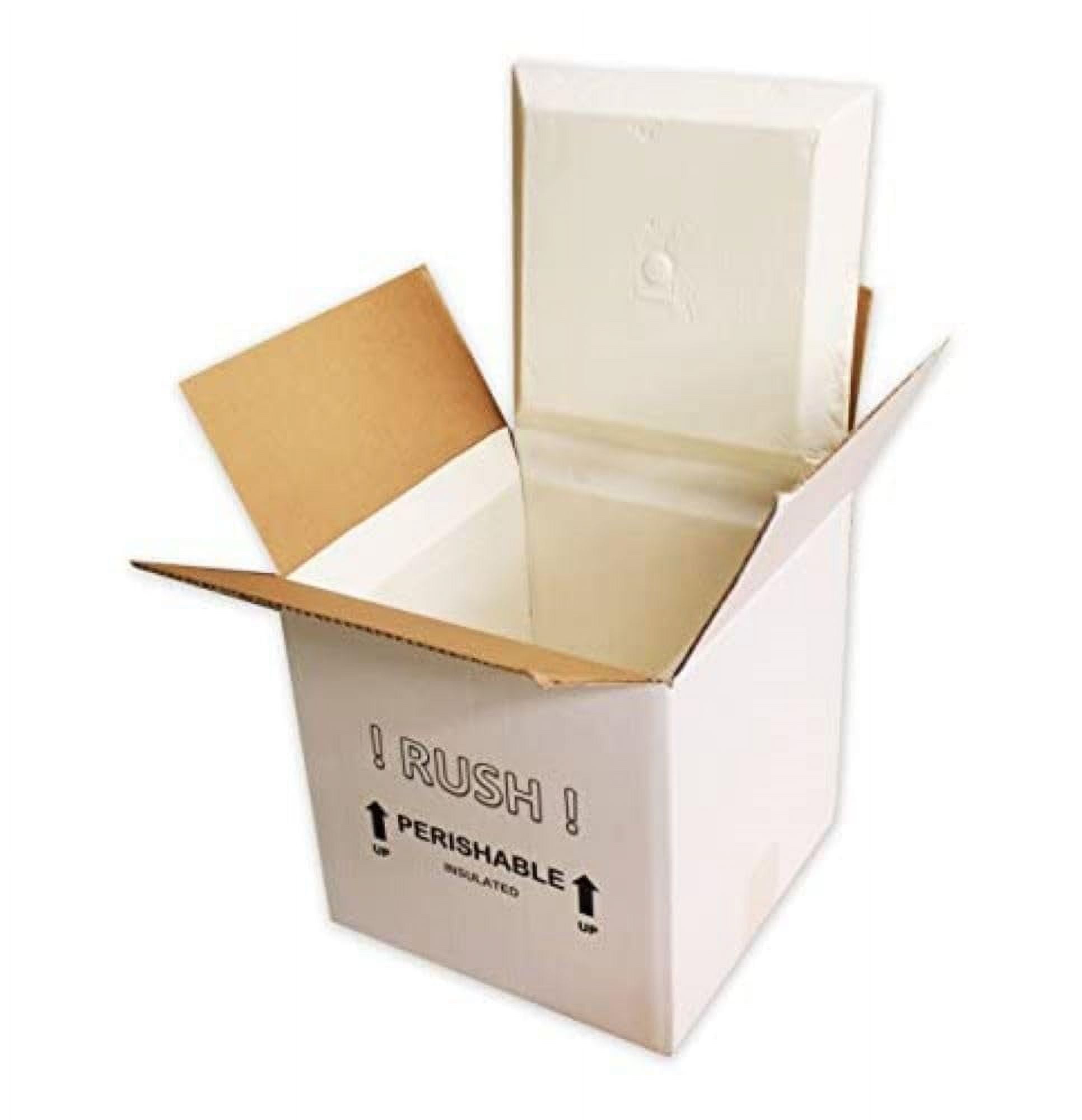 SF17A Eco Friendly Insulated Shipping Cooler 17x17x17 Exterior 14x14x14 ...