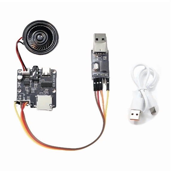 -SF5B Serial Port MP3 Voice Playback Module MP3 Music Player Serial ...