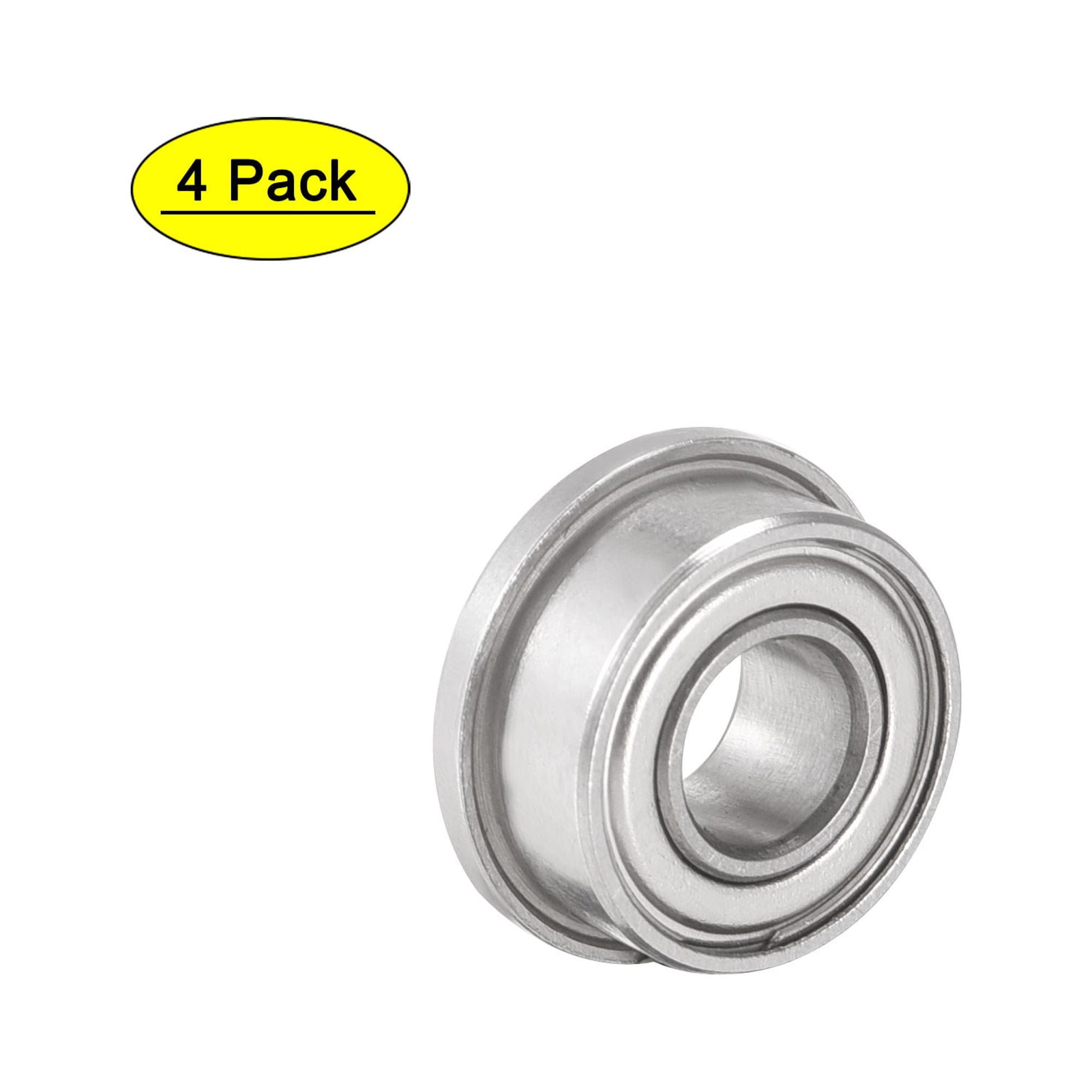 SF684ZZ 4x9x4mm Stainless Steel Flanged Ball Bearings Double Shielded 4 ...