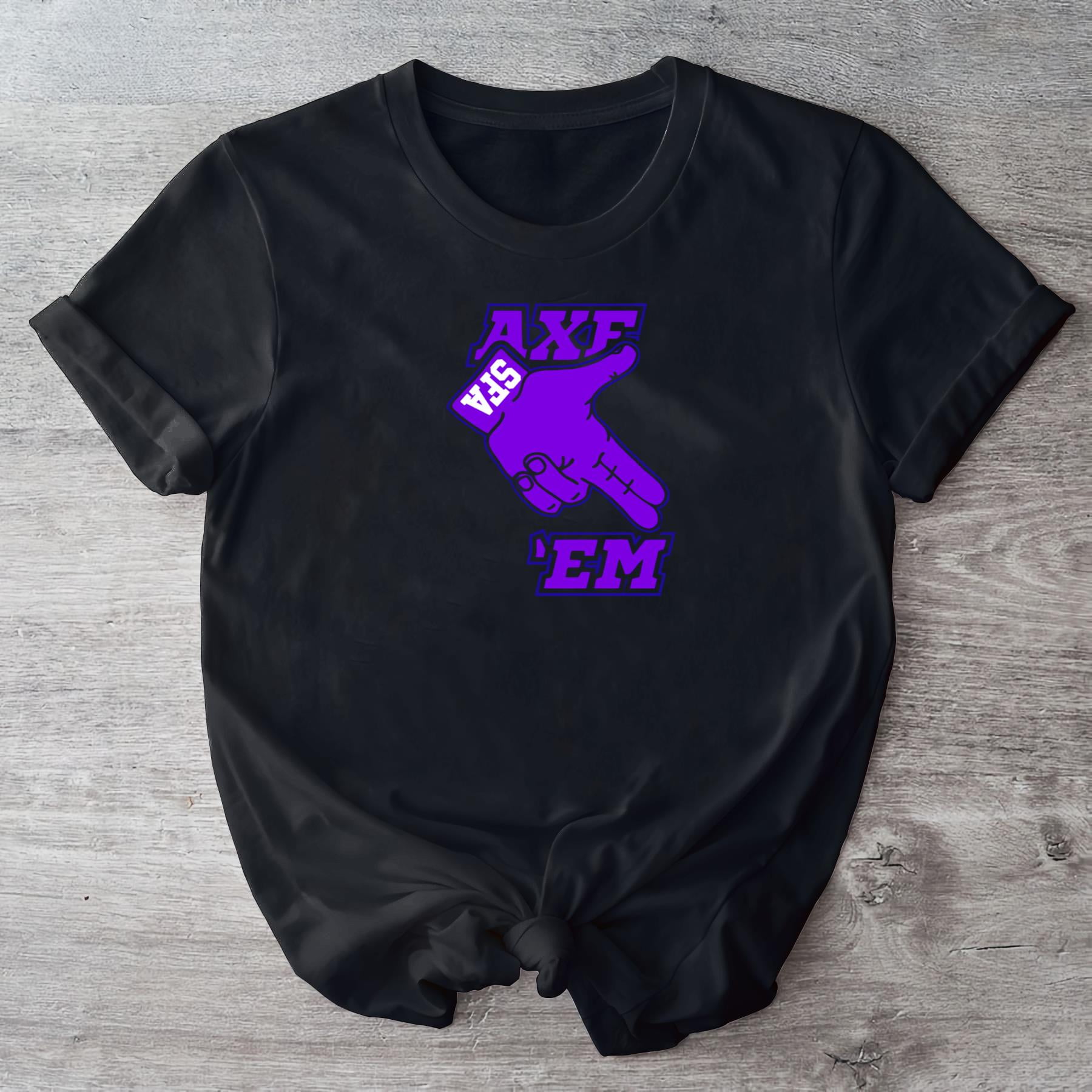 SFA LUMBERJACK AXE EM LOGO GRAPHIC T-SHIRT-TH15146 - Walmart.com