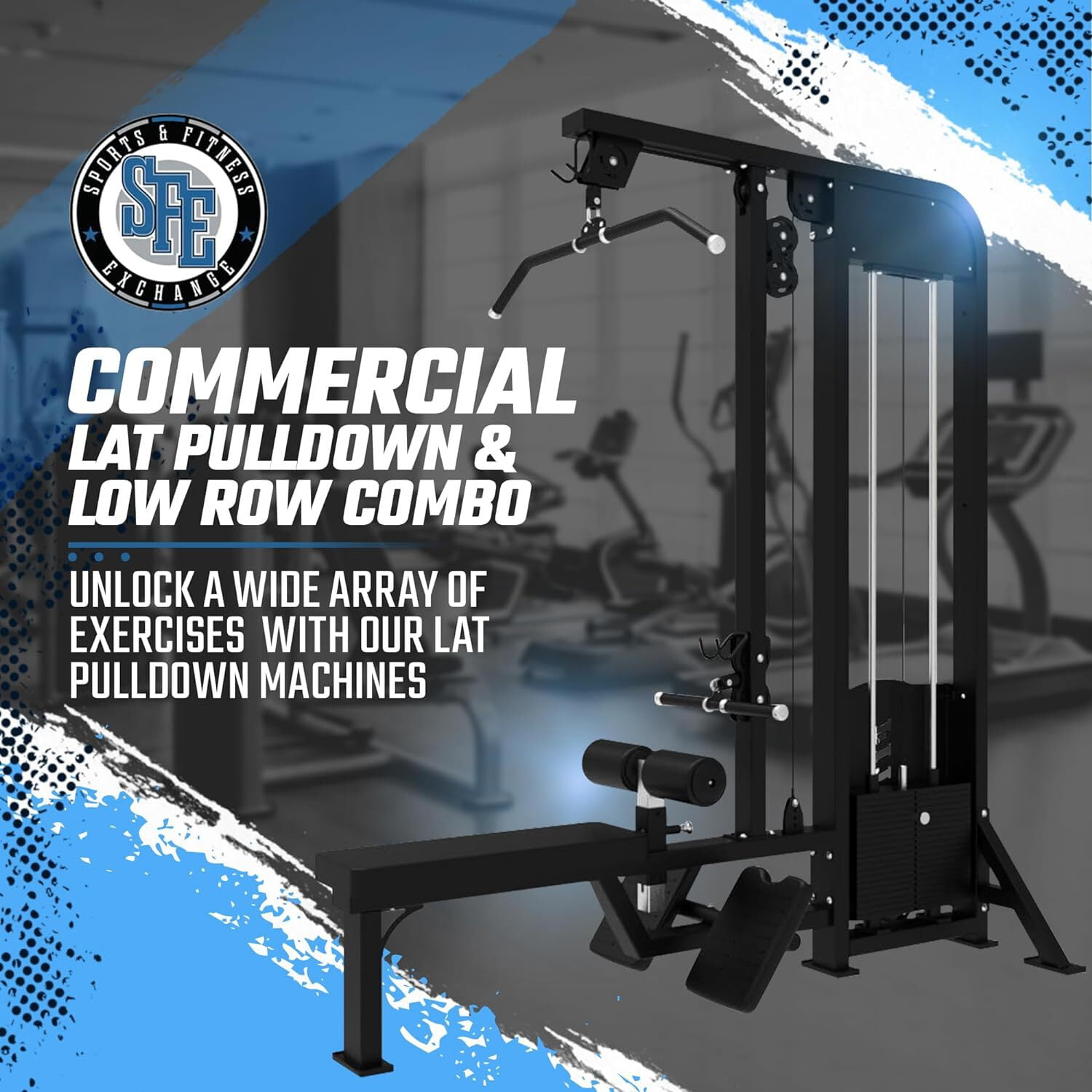 Selectorized Back Ab Combo Machine w/ 250lb weight stack (New ...