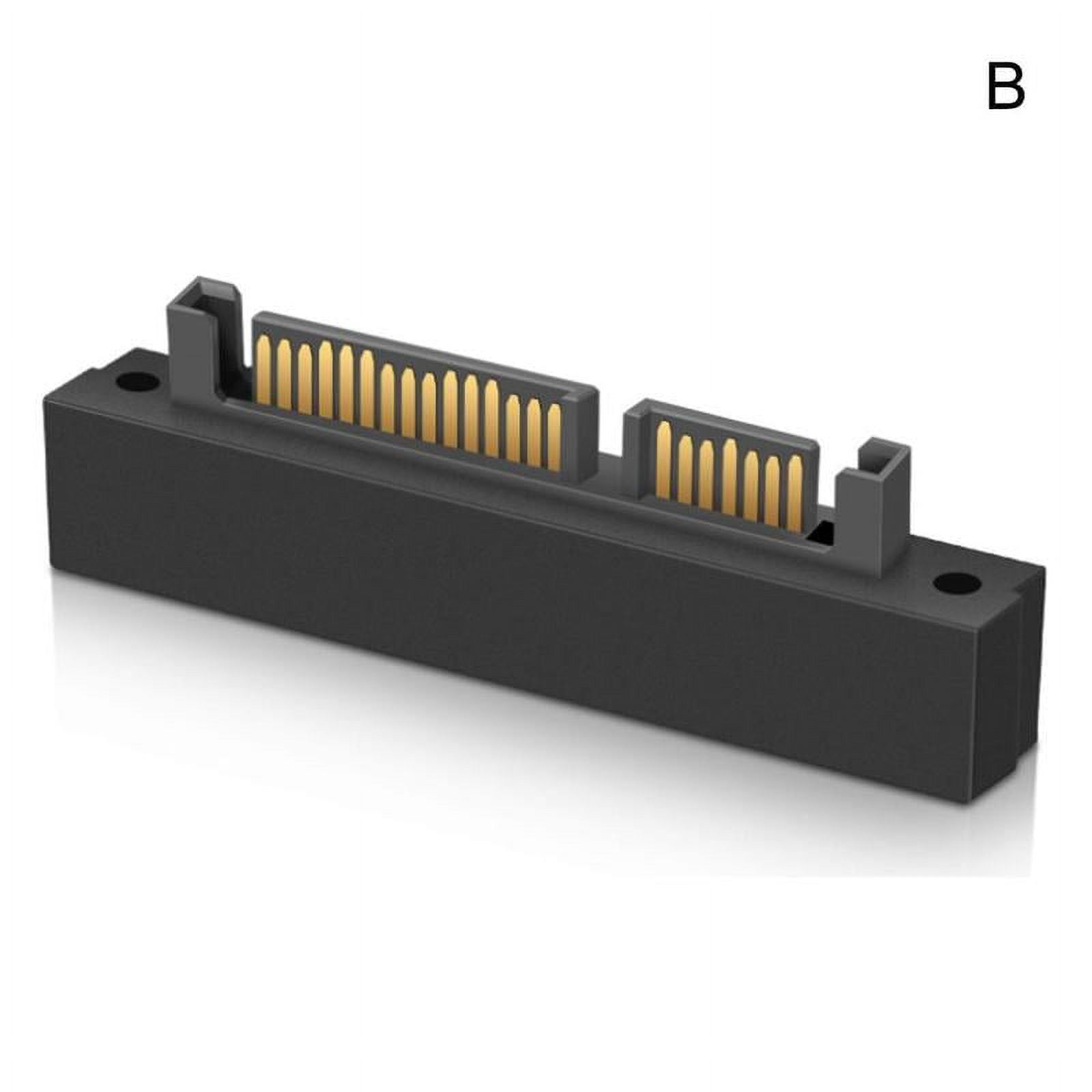 SFF-8482 SAS To SATA 22 Pin Angle 180 DegreeHard Disk Converter Adapter ...