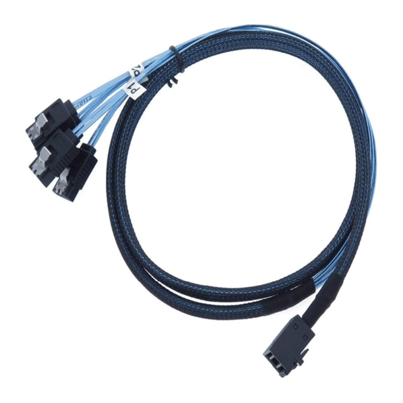 SFF-8643 Host to 4X 7Pin Targets Cable Transmission Cable Chassis Cable ...