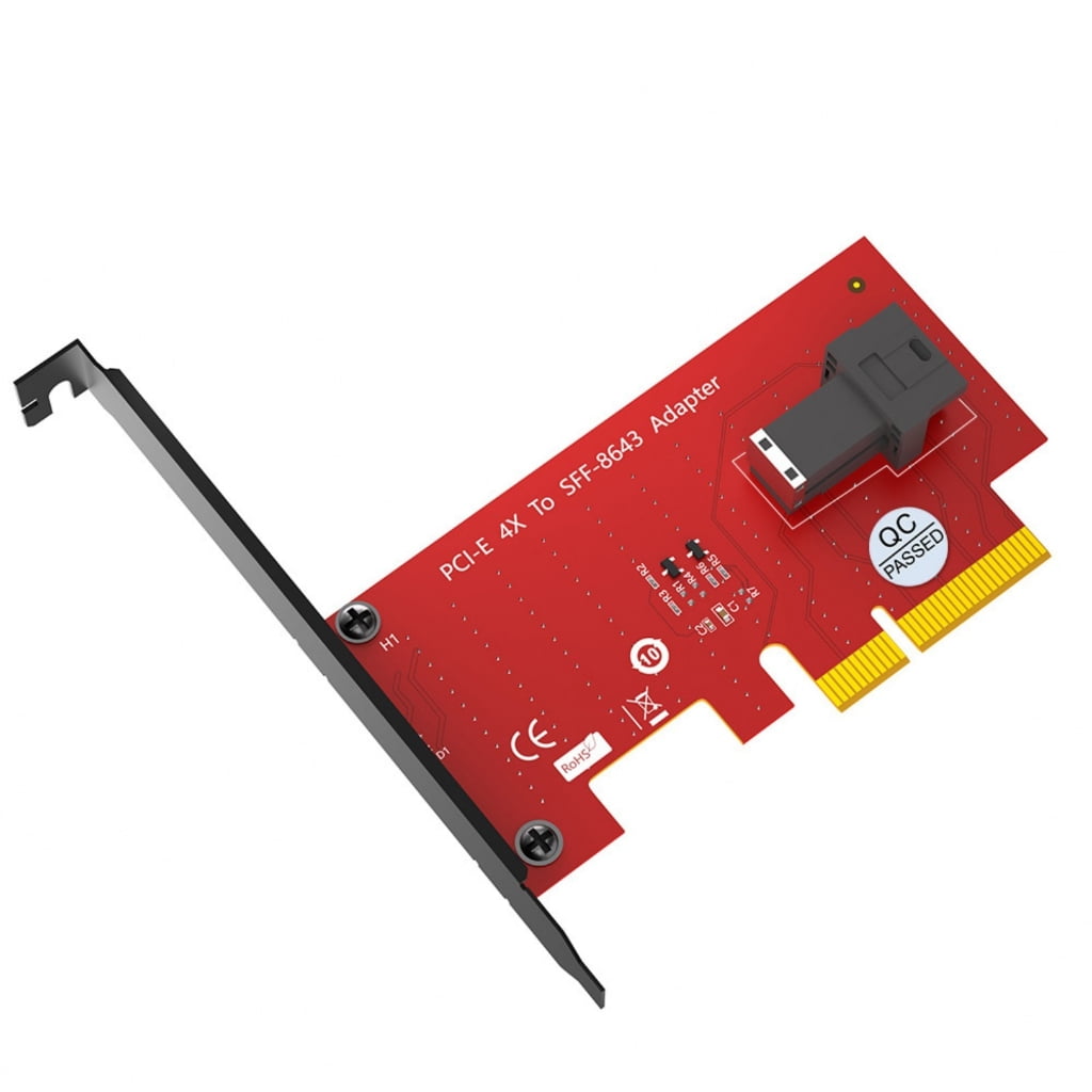 SFF 8643 to PCIe 4X Adapter Card Nvme Solid Disk to PCIE 4X Fast Speed ...