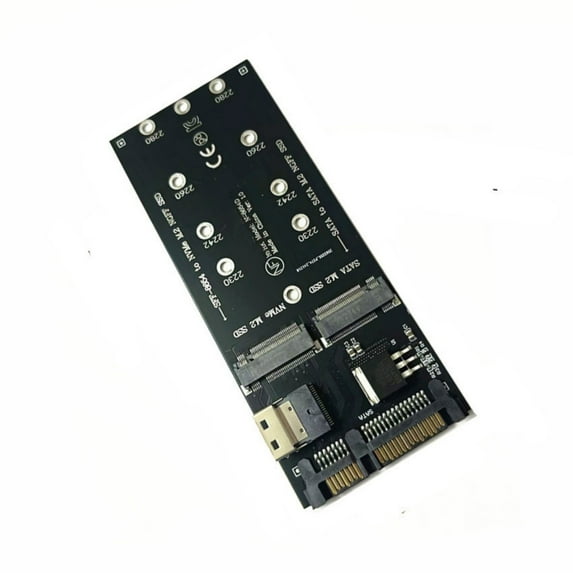 SFF-8654 PCIe NVMe Converter Card Transfer Storage Expansion 2 in 1 ...
