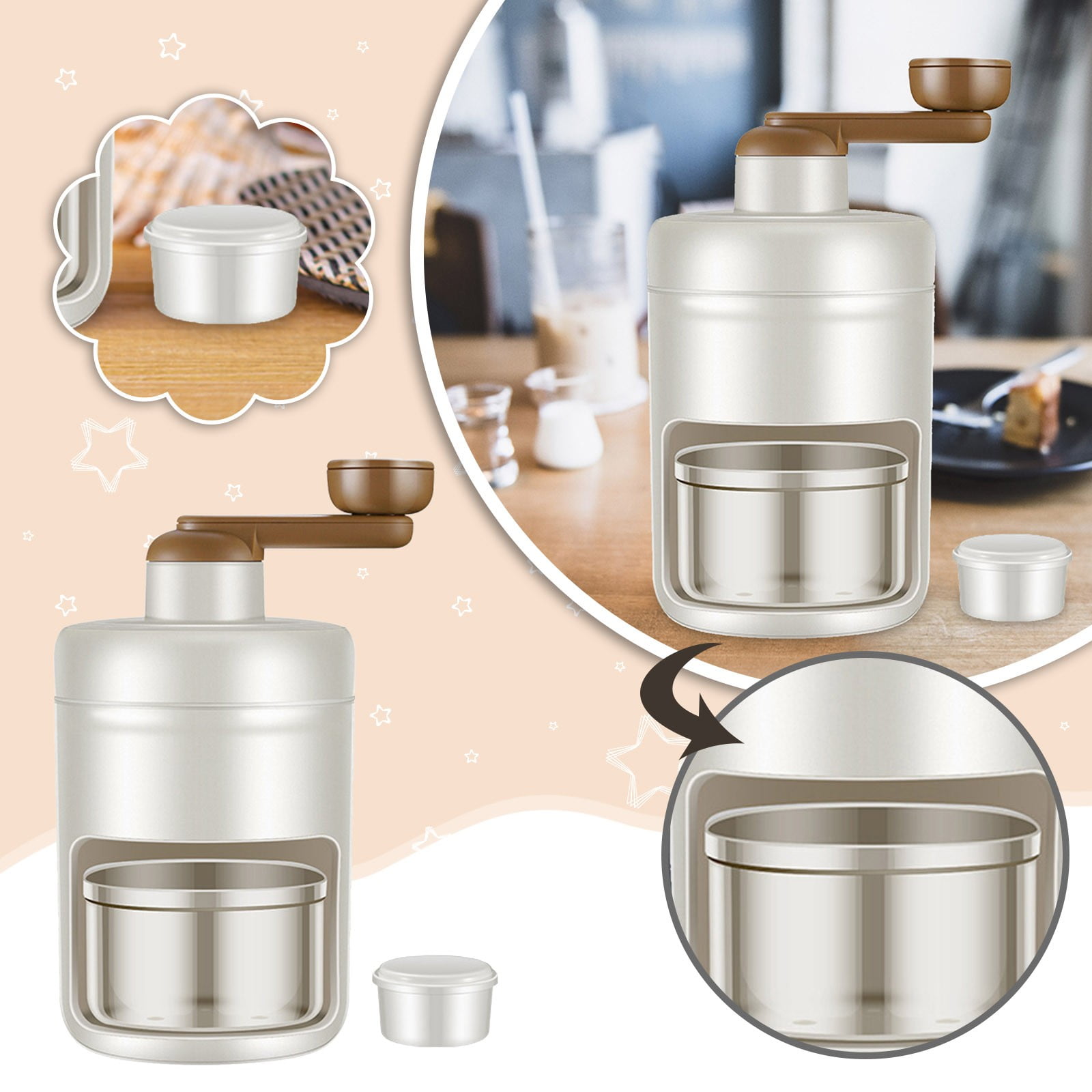 SFHJHASH Kitchen Mixer Hand Shake The Ice Machine Set Of Household ...