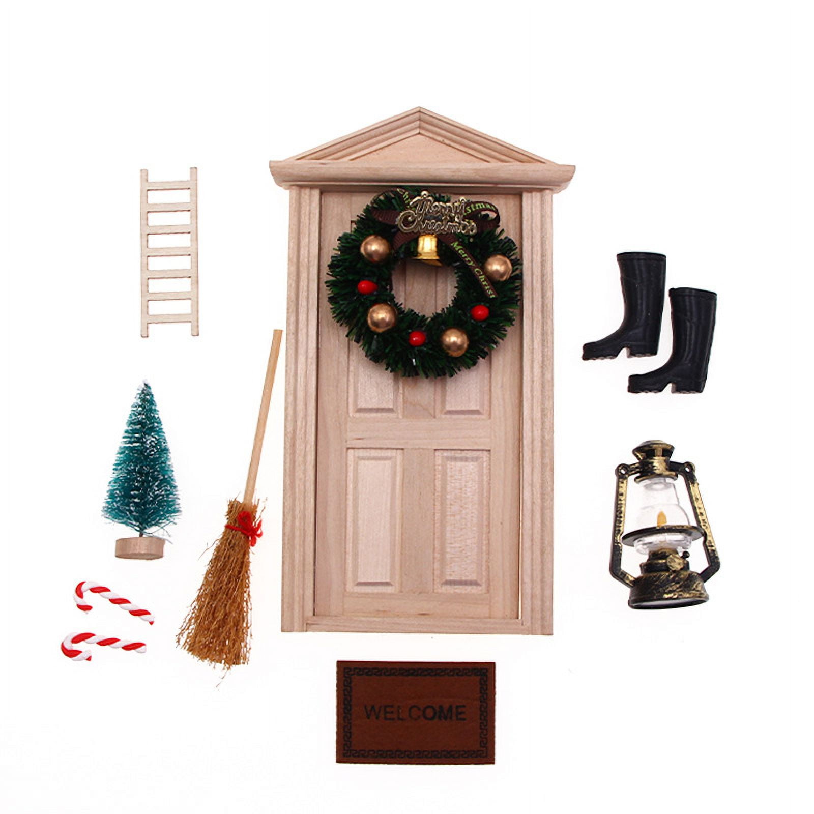 SFHJHASH Modern decoration Door Set Complete Set Including Santa Secret ...
