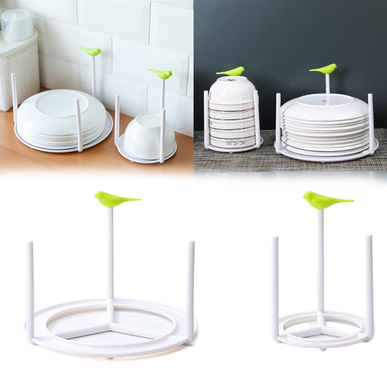 SFHJHASH Storage rack Plastic Bowl Rack Kitchen Bowls And Chopsticks ...