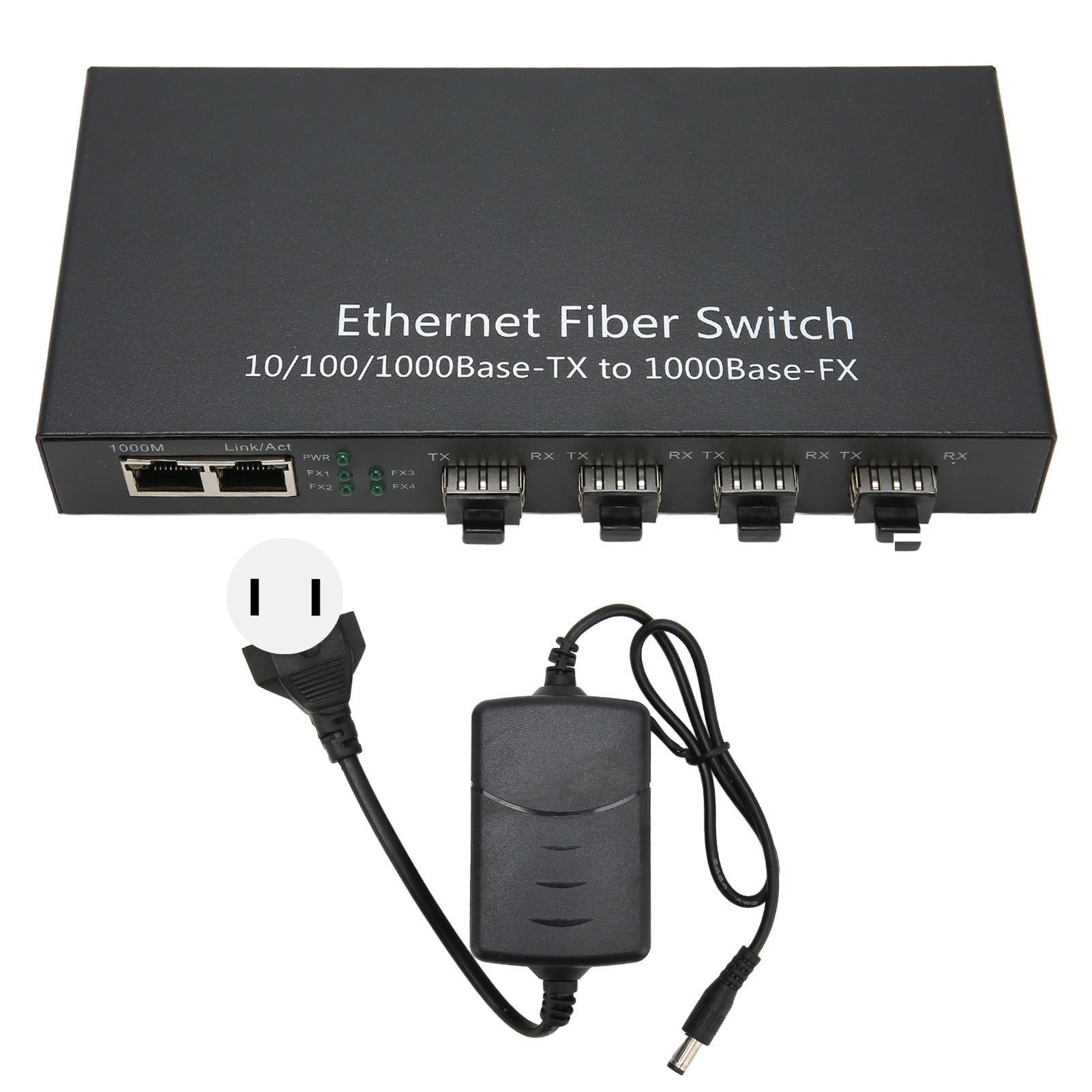SFP Ethernet Fiber Switch Up To 120km 4 Optical Port 2 Electrical Port ...