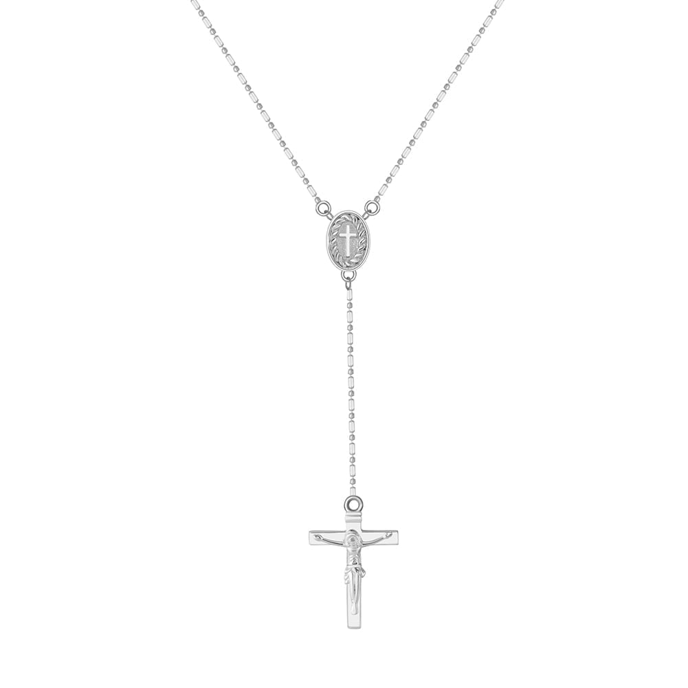 SFTING Cross Necklace for Men and Women 925 Sterling Silver Cross ...