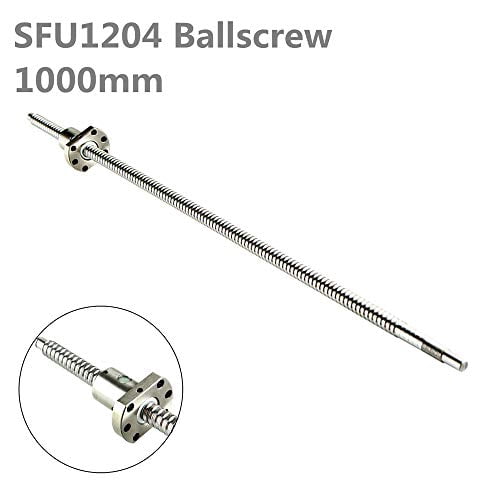 SFU1204-1000mm Rolled Ball Screw C45 with Flange Single Ball nut End ...