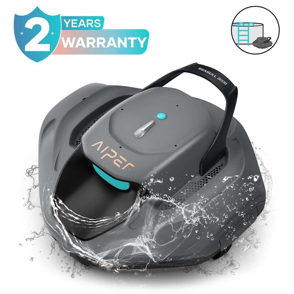 SG 800B Cordless Robotic Pool Vacuum - Automatic Pool Vacuum for Flat ...