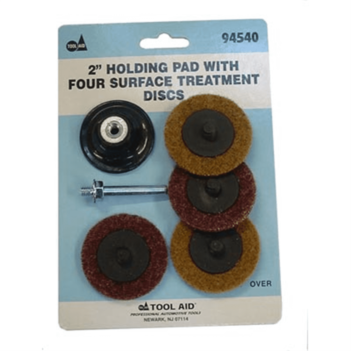 SG Tool Aid 94540 2" Holding Pad with Four Surface Treatment Discs ...