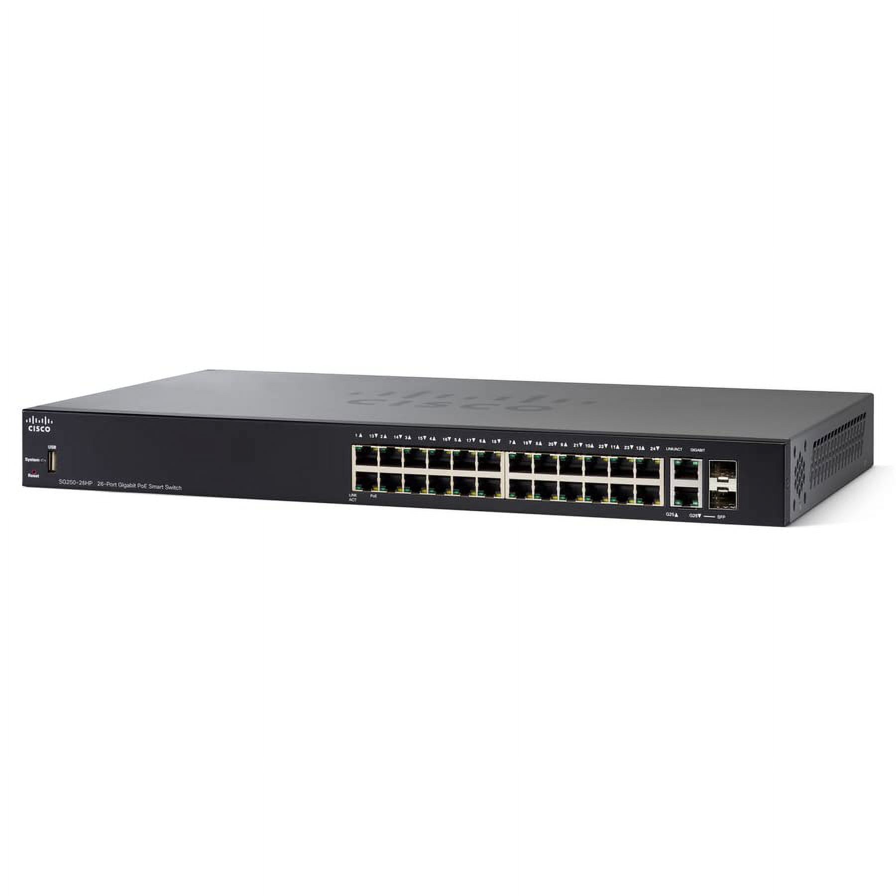 SG250-26HP 26-Port Gigabit PoE Smart Switch - Walmart.com