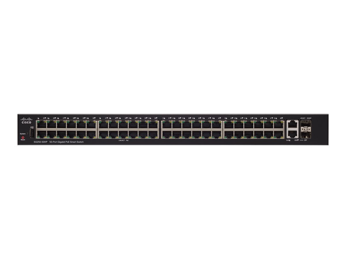 SG250-50HP 50-Port Gigabit PoE Smart Switch - Walmart.com