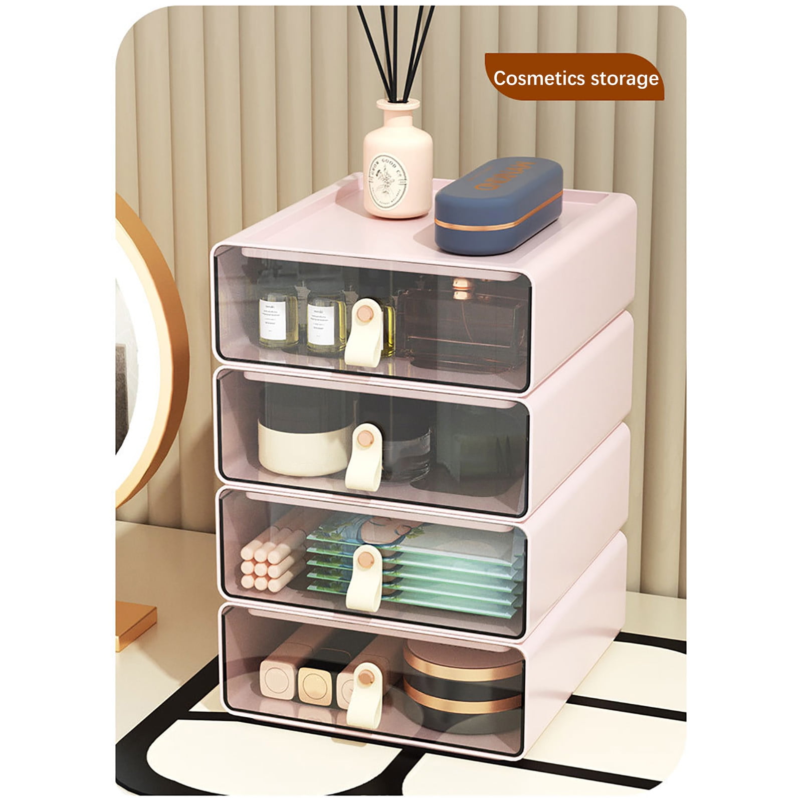 Drawer Desktop Storage Box Finishing Box Large Capacity Pen Stationery ...