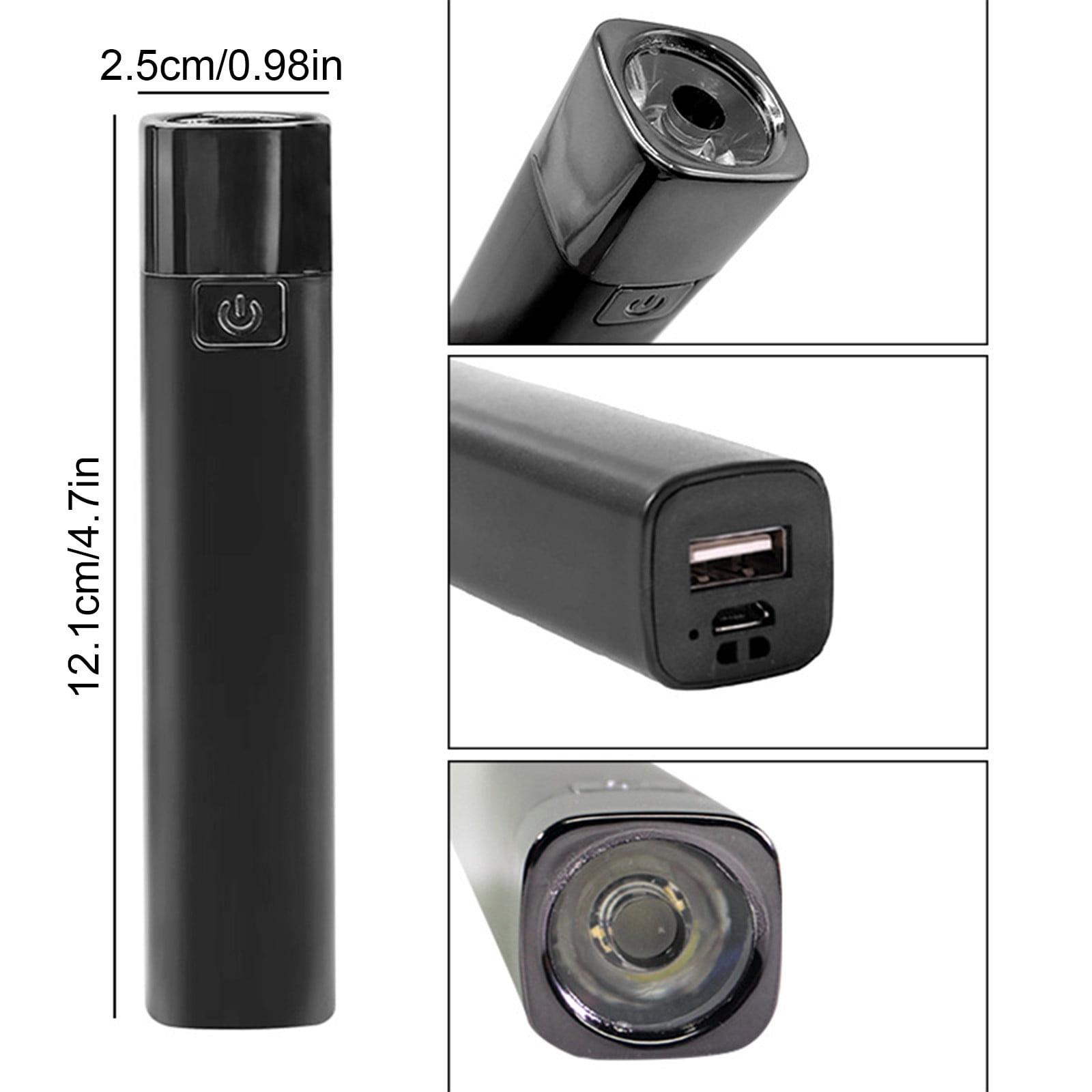 SGCYLOWQ Flashlight USB Mobile Phone Charging Treasure Outdoor ...