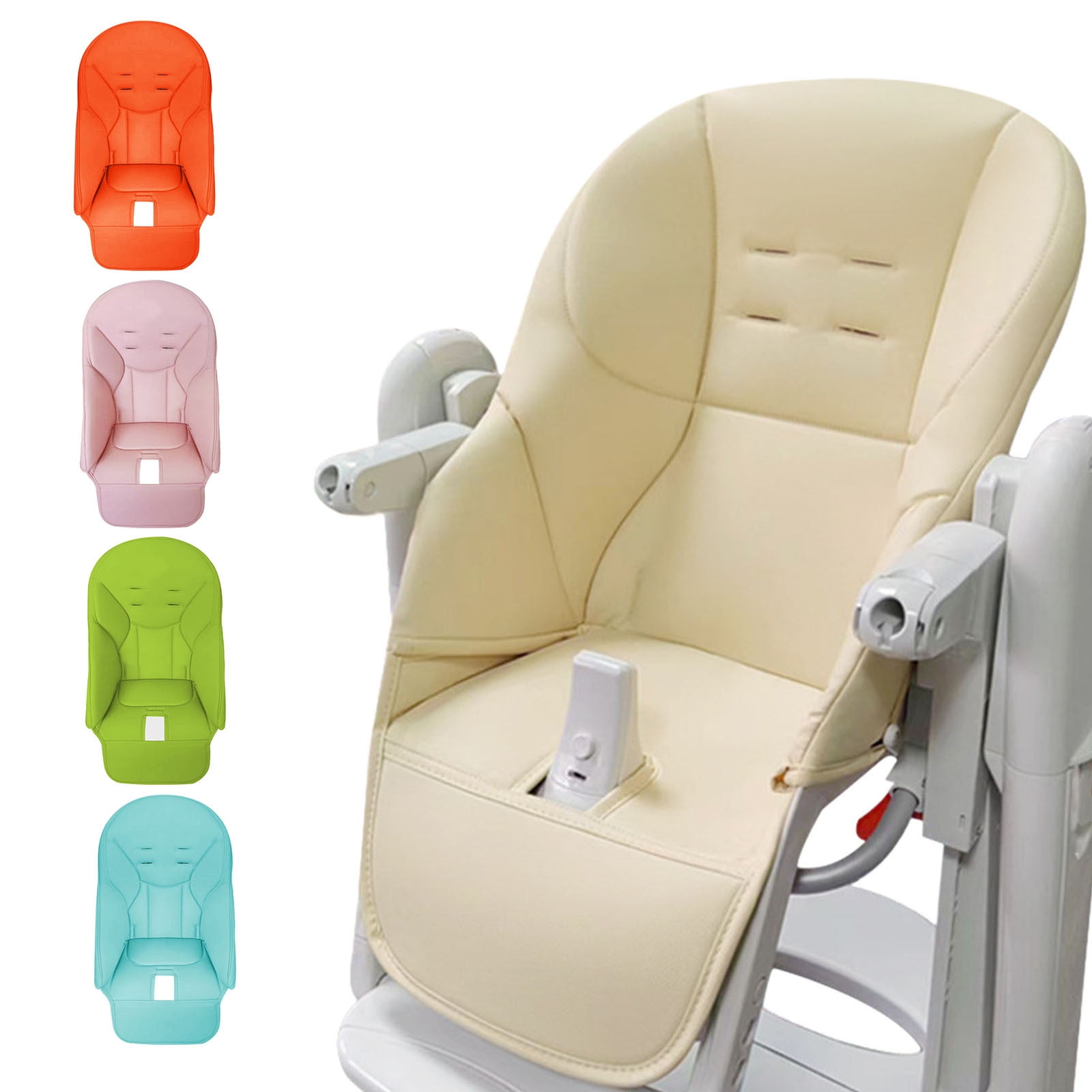 SGCYLOWQ High Chair Cushion Leather Dining Chair Cover Multifunctional ...
