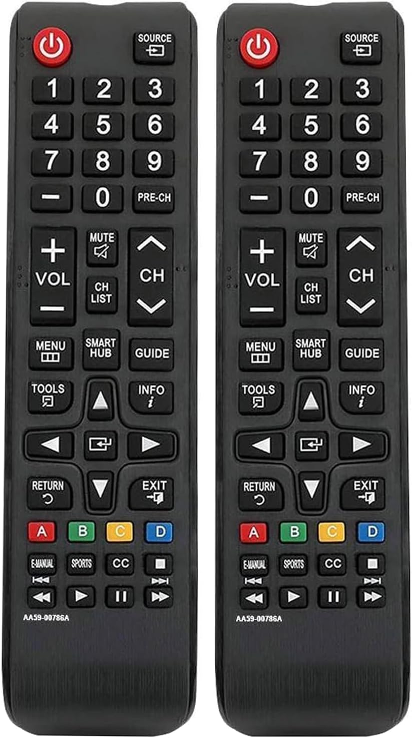 SGELECTRONIX { 2 Pack }Universal Remote Control for Samsung TV LCD LED ...