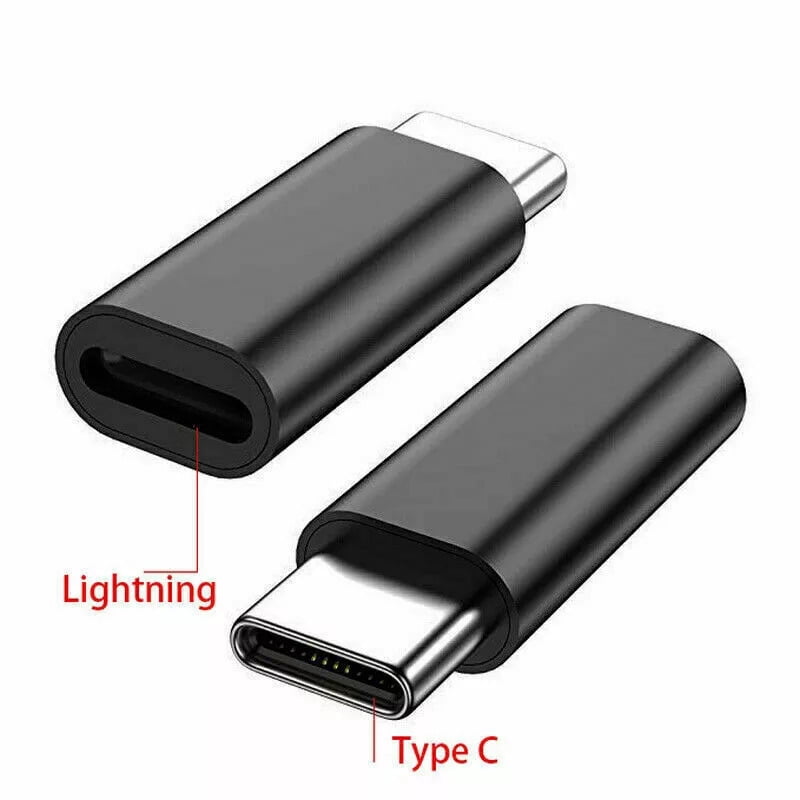 SGELECTRONIX 3 x USB Type C Male to 8-Pin Female Adapter Converter For ...