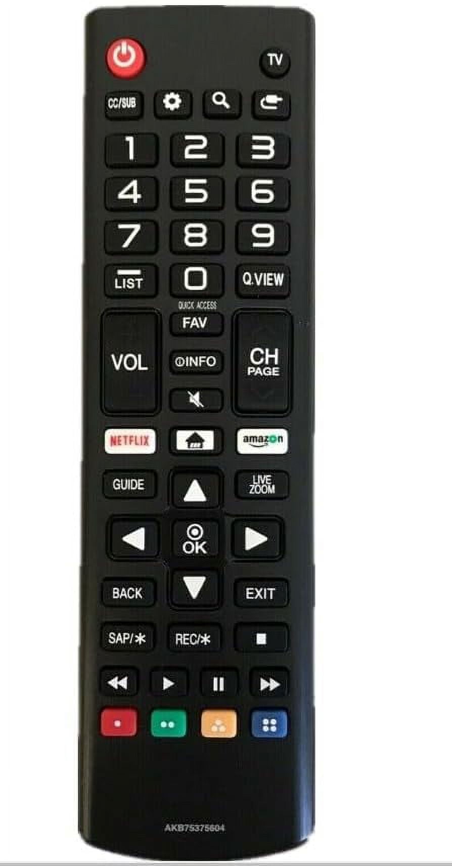SGElectronix Replacement LG AKB75375604 4K UHD Smart TV Remote Control ...