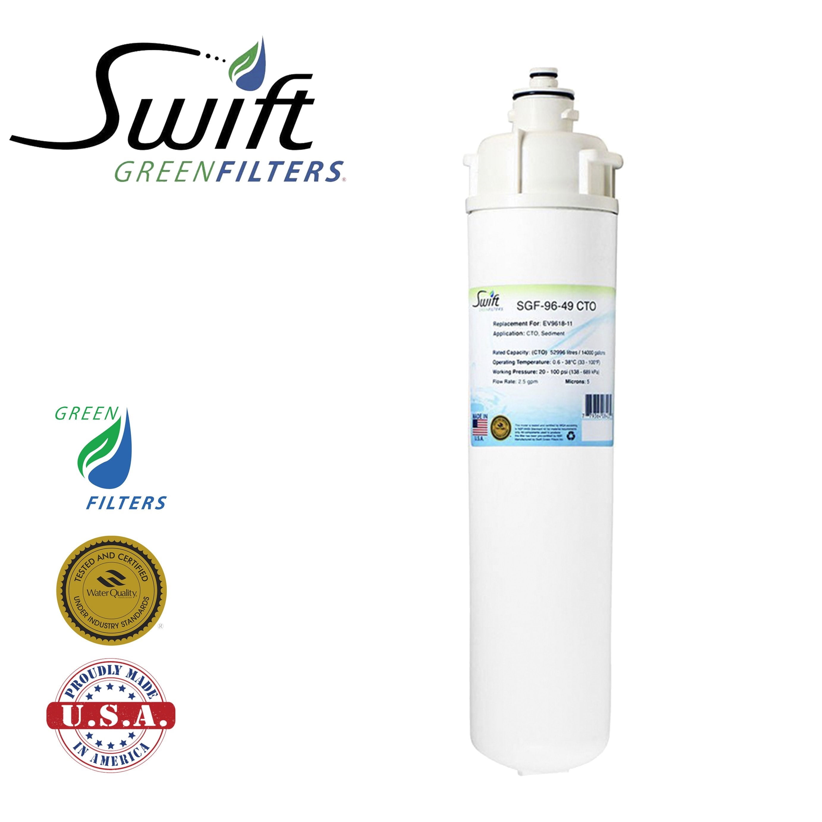 Swift Green Filters SGF-96-49 CTO Compatible Commercial Water Filter ...