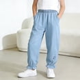 SGFCWSX Girls Jogger Jeans Soft Denim Elastic Waist Ruffle Hem Cute ...