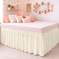 SGI Bedding Dorm Bed Skirt Full-XL 30 Inch Drop – No Lift Easy Install ...