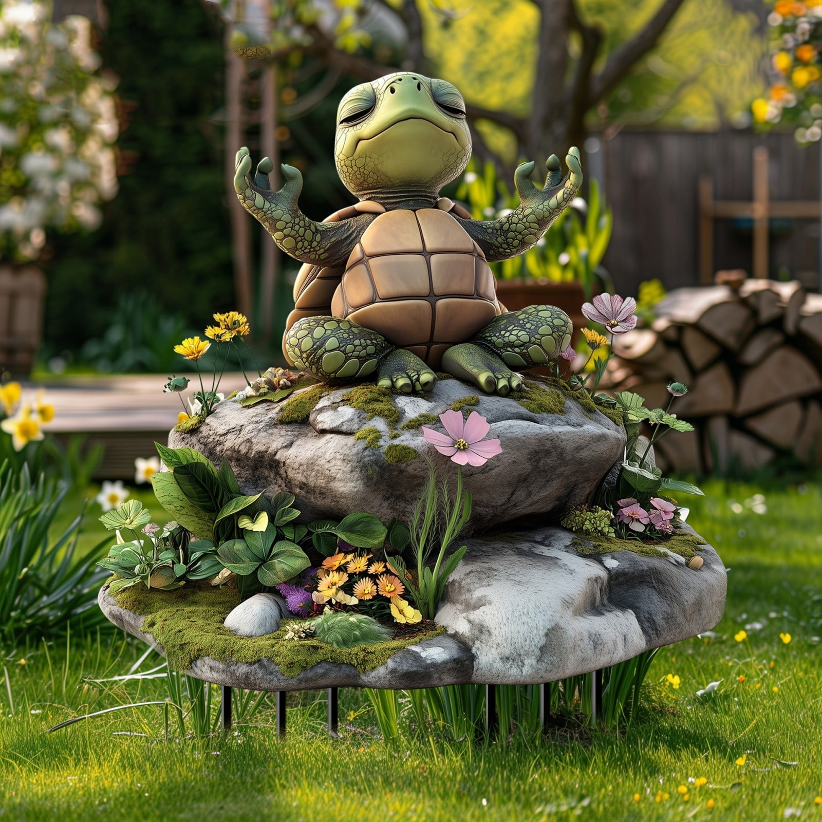 SGJHEQ 2D Acrylic Outdoor Stake Weather Easy Installation Versatile ...