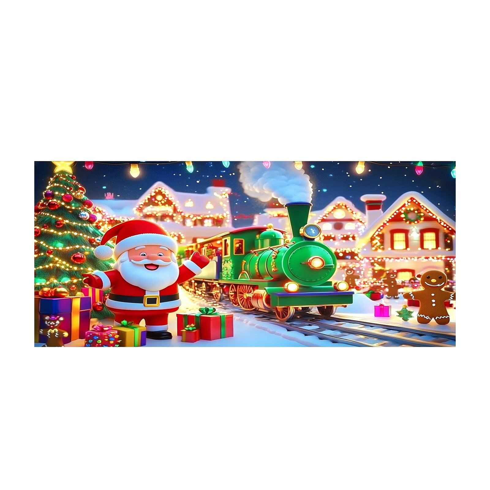 SGJHEQ Christmas Garage Banner Personality Design Product Indoor ...
