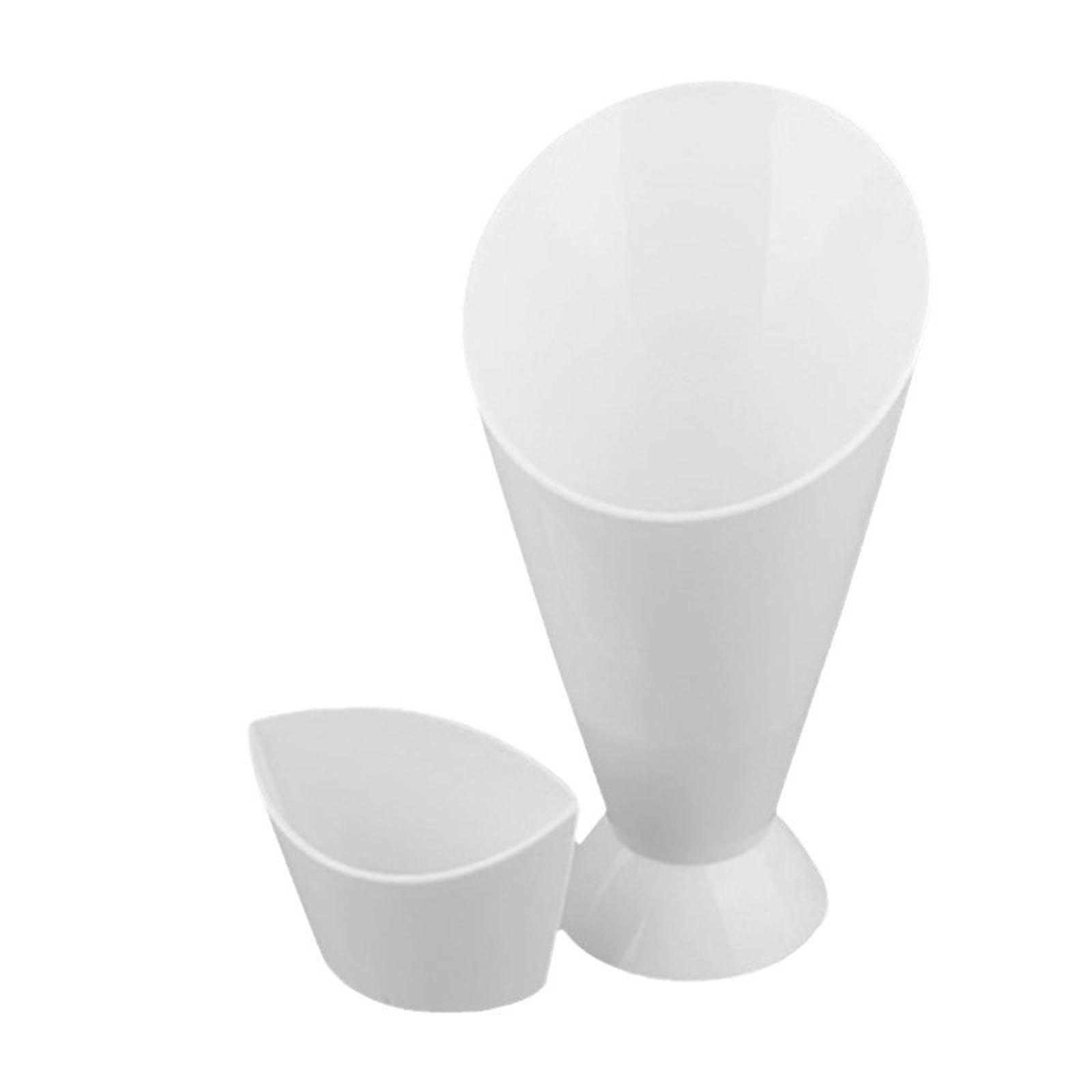 SGJHEQ Divided Western Style French Fries Cup Vegetable Cup Slanted ...