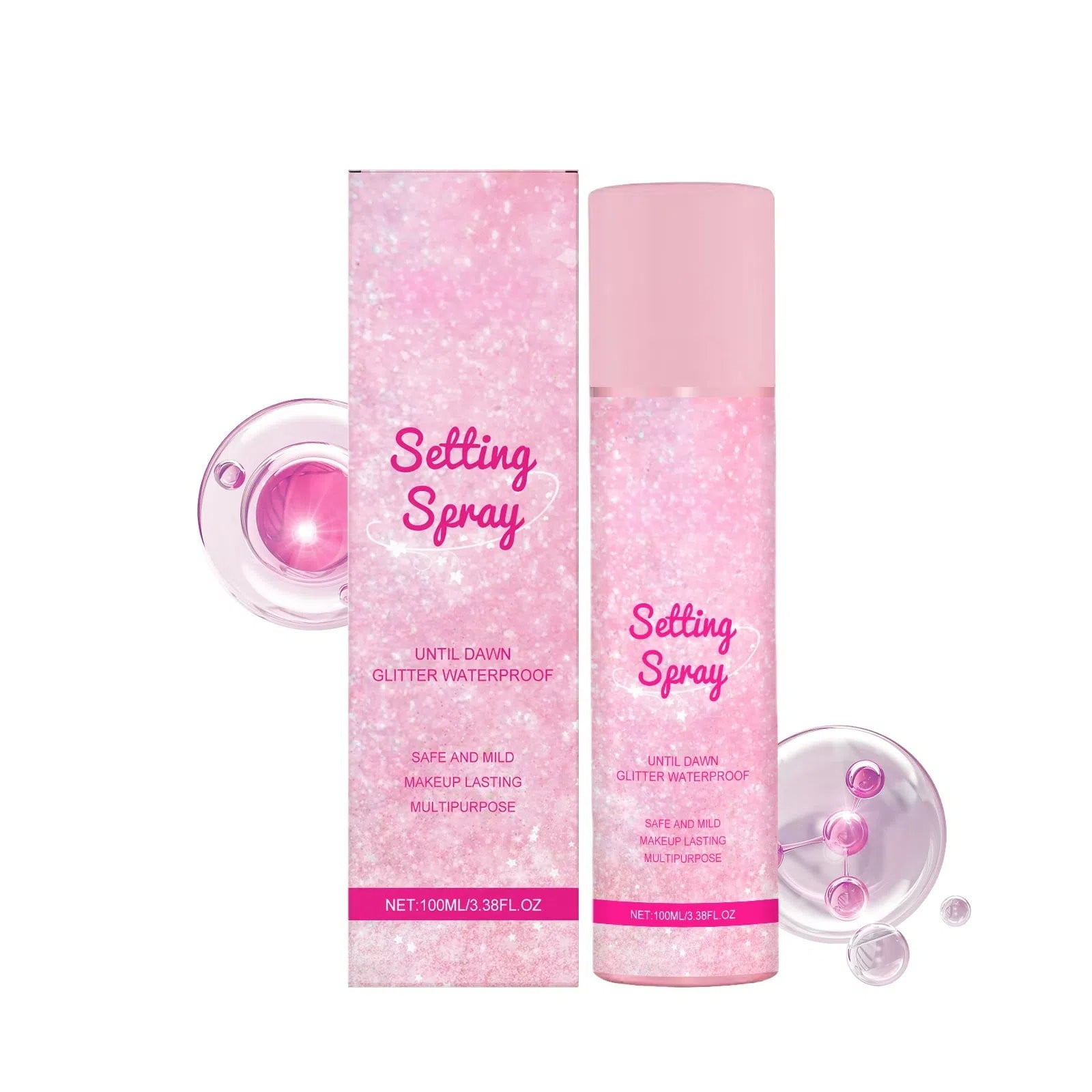 SGJHEQ Glitter Setting Spray Setting Enhance Makeup Durability ...