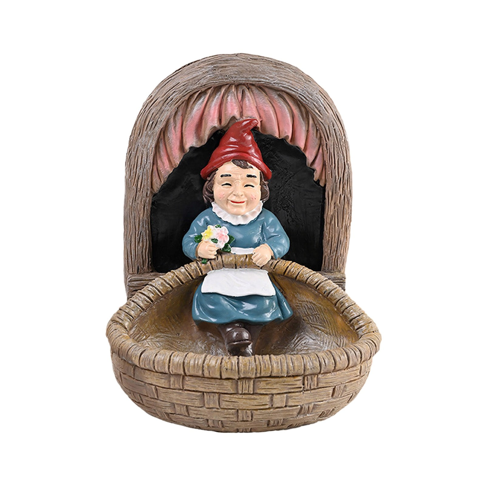 SGJHEQ Goblin Resin Bird Feeder: Unique Design To Garden Rain Birds ...