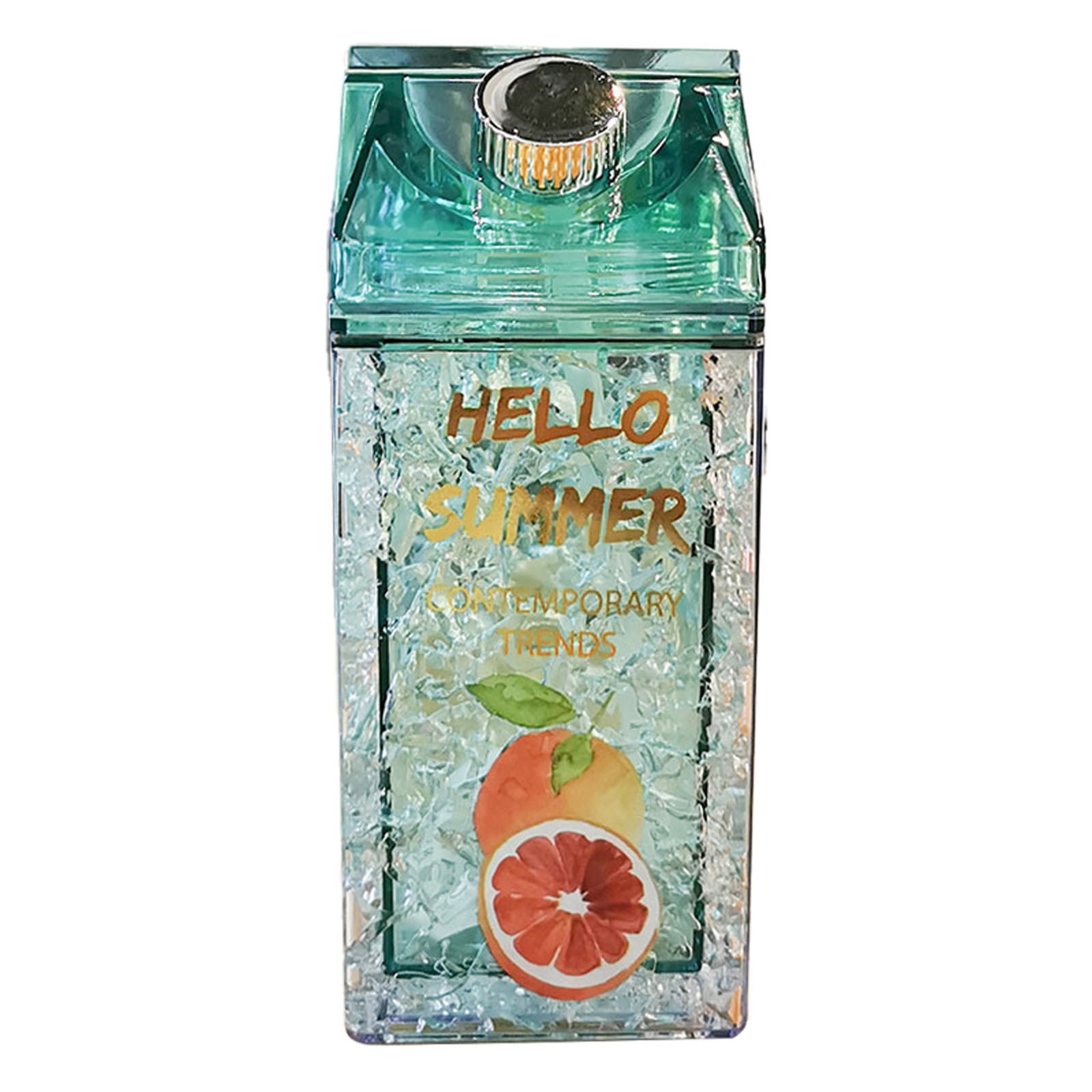 SGJHEQ Milk Carton Water Bottles 14 Oz Double Walled Bottle With ...