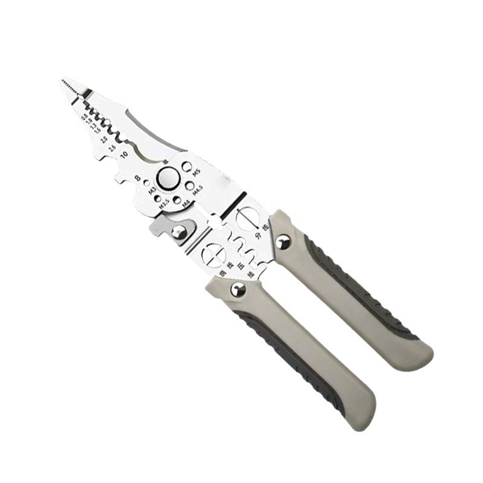 SGJHEQ Multifunctional Wire Stripper Crimping Plier Adjustable ...