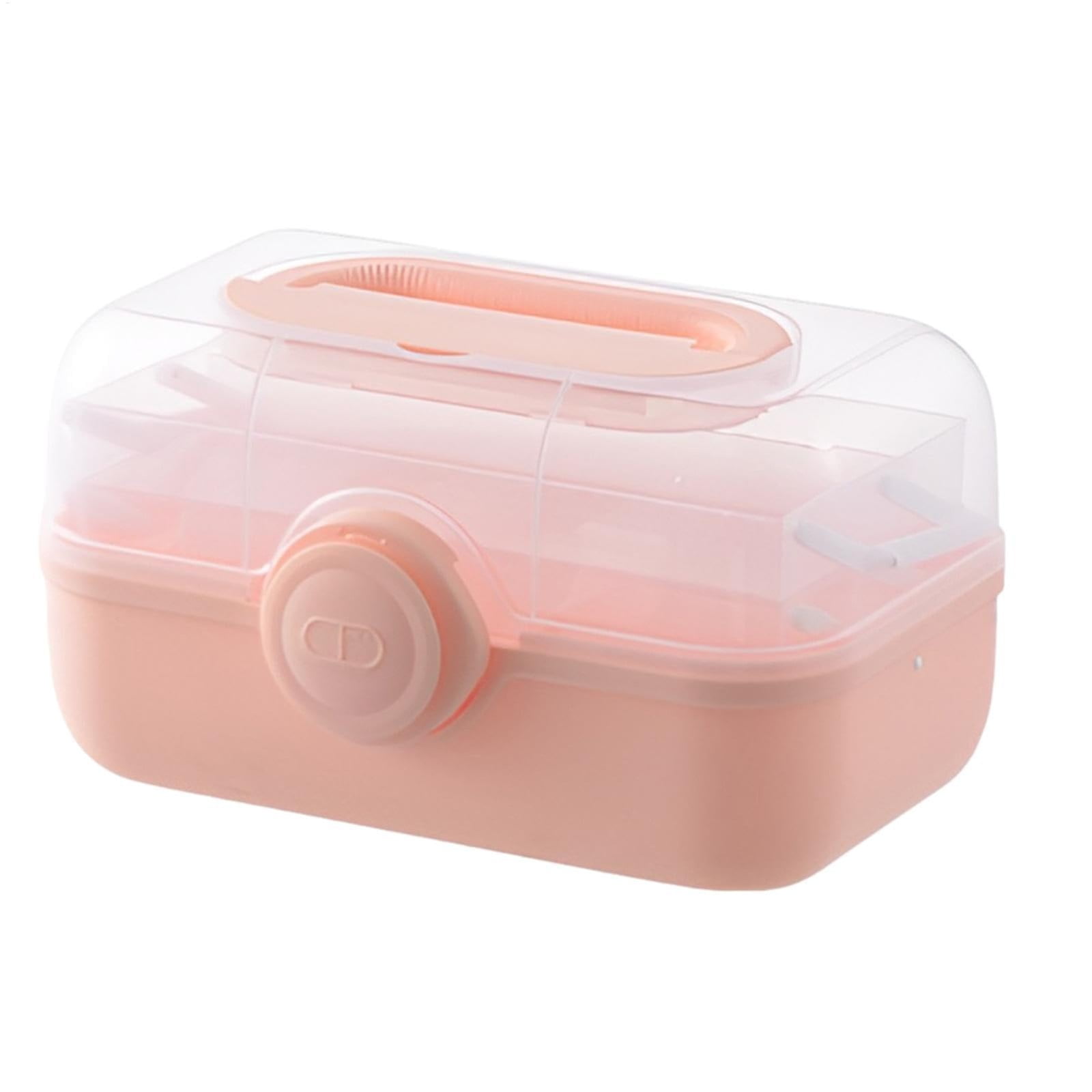 SGJHEQ Portable Health Supplement Holder | Transparent Container ...