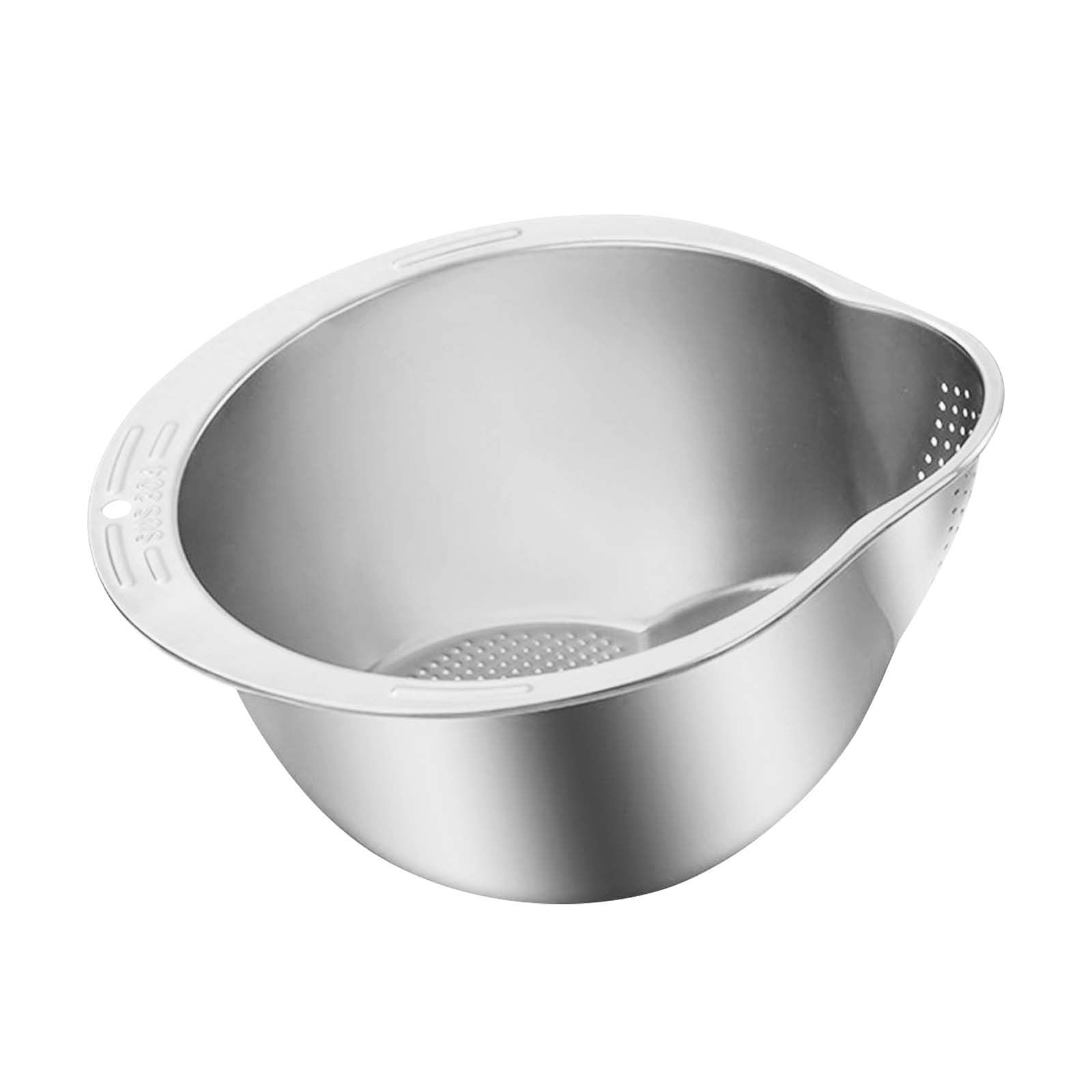SGJHEQ Purpose Stainless Steel Kitchen Basin Ideal For Rice Washing ...