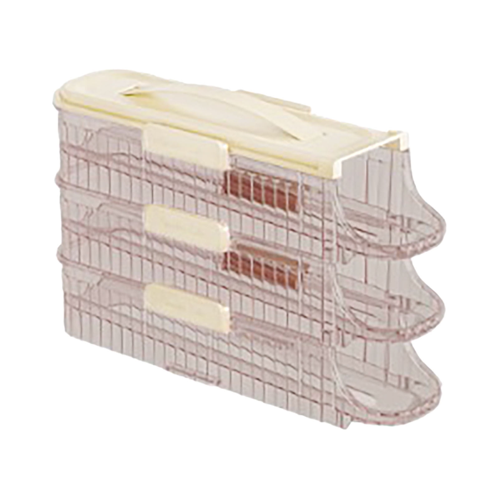 SGJHEQ Refrigerator Egg Rack 2024 New Automatic Rolling Egg Dispenser ...