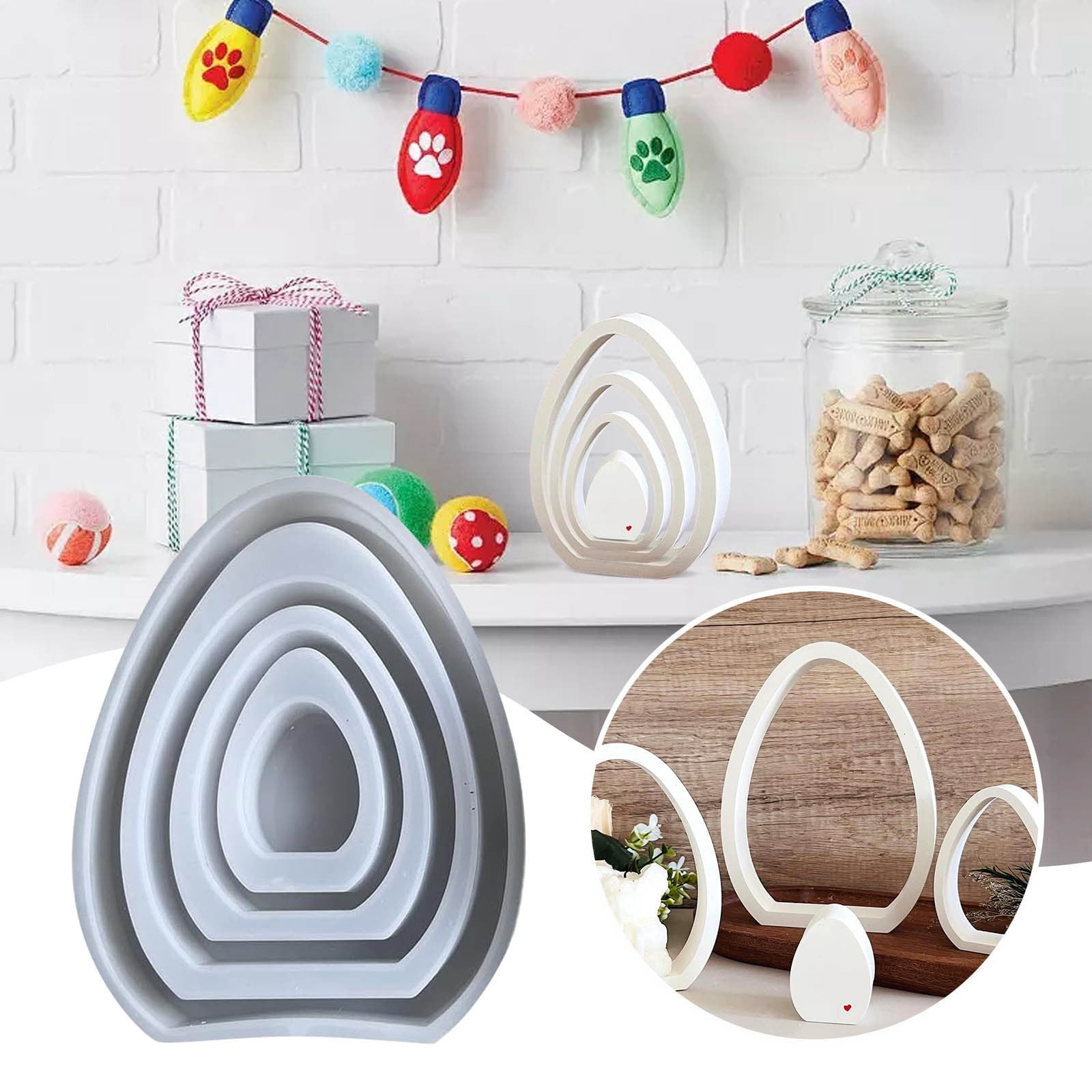 SGJHEQ Silicone Mould Easter Silicone Moulds Casting Moulds Easter ...