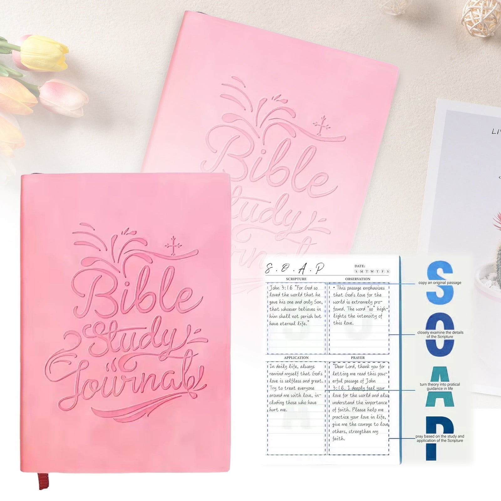 SGJHEQ Study Journal Notebook S.O.A.P Method Study Supplies Notes ...